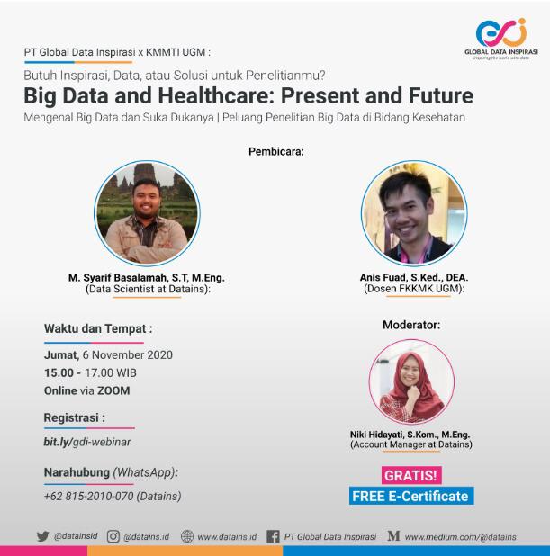 BIG DATA AND HEALTHCARE: PRESENT AND FUTURE | Program Sarjana ...